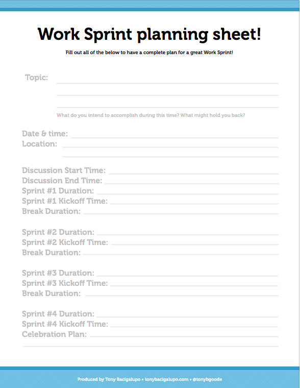 Work Sprints – Super productive social jam sessions! – New Work Cities